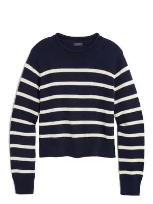 Vineyard Vines Mock Neck Sweater - Jake Blue Heather | Editorialist